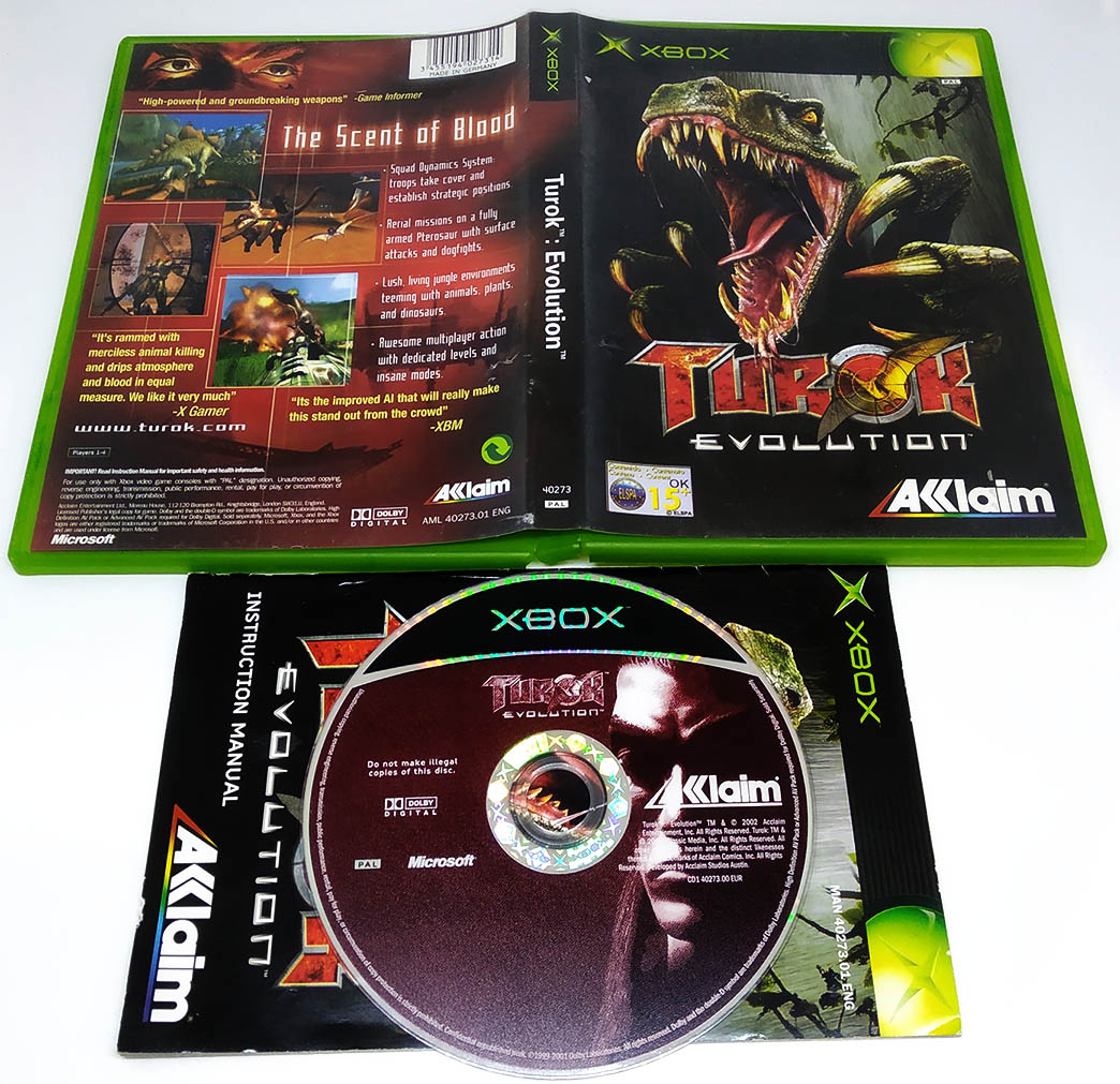 Turok Evolution Xbox Seminovo Play N Play